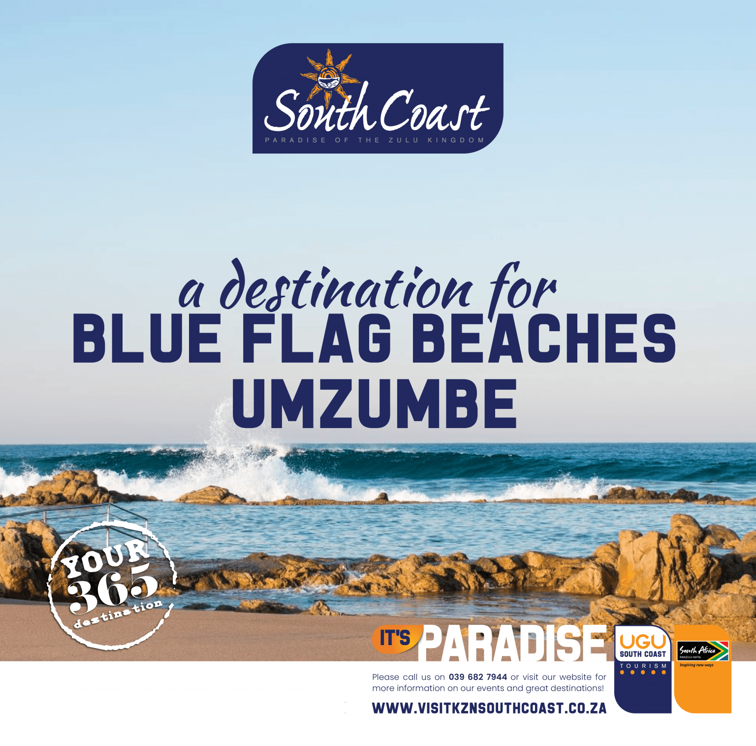 Umzumbe, a blue flag beach - VISIT KZN SOUTH COAST
