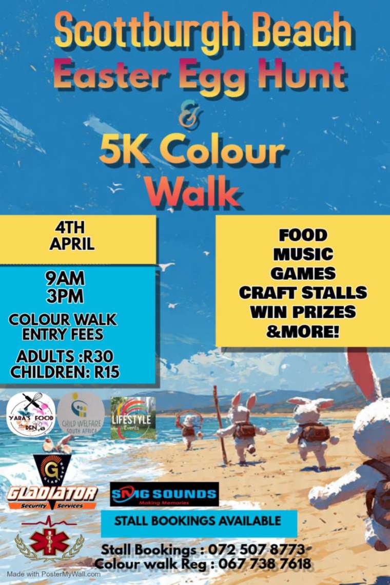 Easter Egg Hunt and 5k Colour Walk - VISIT KZN SOUTH COAST